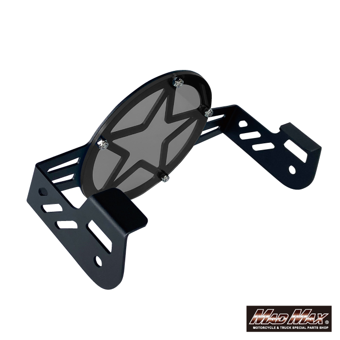 Mr.Quick製 ホンダ CC50/CC110 クロスカブ スター ヘッドライトガード スモーク [株式会社マッドマックス]