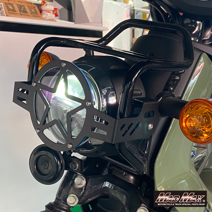 Mr.Quick製 ホンダ CC50/CC110 クロスカブ スター ヘッドライトガード クリア [株式会社マッドマックス]